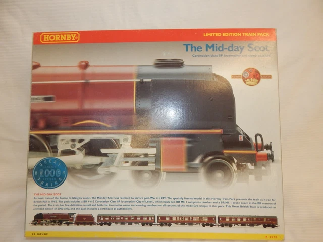HORNBY R2078 THE Mid-Day Scot Coronation Class 8P Loco & 3 Coaches Mib ...