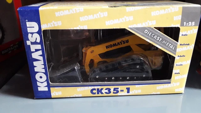 JOAL KOMATSU CK35-1 Digger Loader 1:24 1:25 Compact Tracked Model 40085 metal £52.00 - PicClick UK