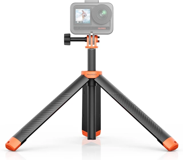 FLOATING HAND GRIP Selfie Stick Tripod Compatible with Action Camera ...