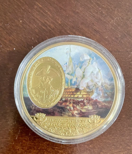 250TH ANNIVERSARY OF The HMS Victory 24K Gold Plated Coin 1765 £18.48 ...