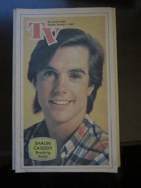 Tv Guide Week Magazine Regional October 1980 Shaun Cassidy Breaking Away £2505 Picclick Uk