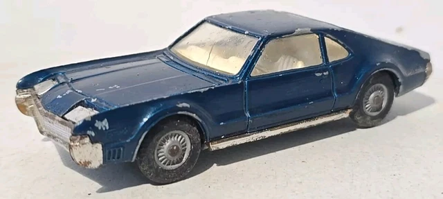 ORIGINAL VINTAGE CORGI Toys 264 Oldsmobile Tornado Blue Diecast Model ...