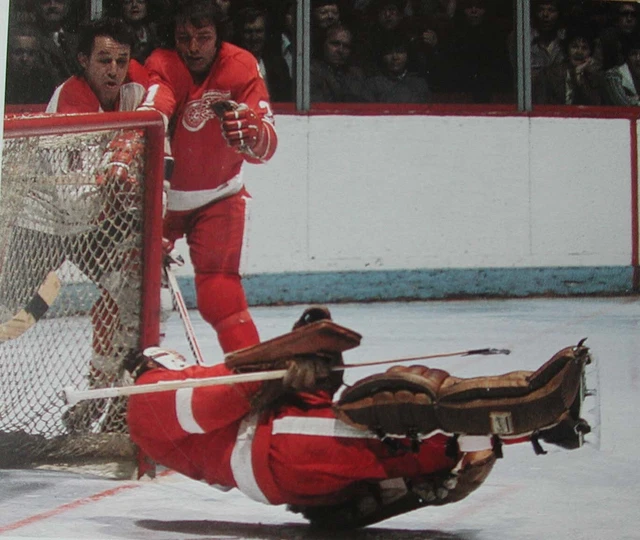 NHL HOCKEY PHOTO Print Montreal Canadiens Jim Roberts Vs Jim Rutherford ...