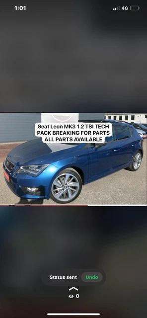 SEAT LEON 1.2 Tsi Tech Pack BREAKING MK3 £260.72 - PicClick UK