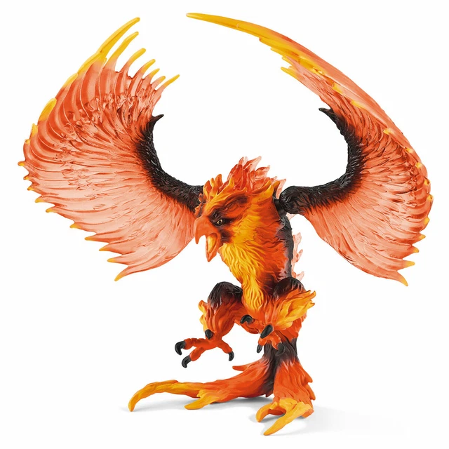 SCHLEICH FIRE EAGLE 42511 Eldrador Creatures Fantasy Animal Figure Ages ...