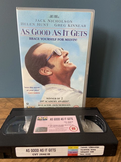AS GOOD AS It Gets VHS Video Tape (15) Big Box Ex Rental £6.99 ...