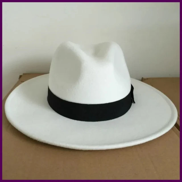 MICHAEL JACKSON COSPLAY Hat Cotton Demo Caps Gentleman Formal Hat Party ...