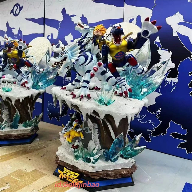 MIMAN STUDIO EVOLUTION of Garurumon Resin Model Digimon Painted Statue In Stock £557.51 ...
