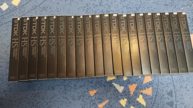 20 VHS TDK HS 240 Leerkassetten bespielt EUR 22,22 - PicClick DE