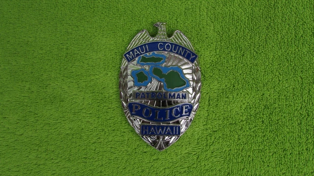 MAUI COUNTY PATROLMAN Police Hawaii Polizeiabzeichen aus Metall von ...