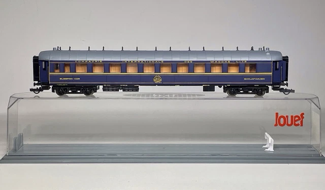 JOUEF 530100 CIWL Orient Express Sleeping Car Coach Blue & Gold - HO ...