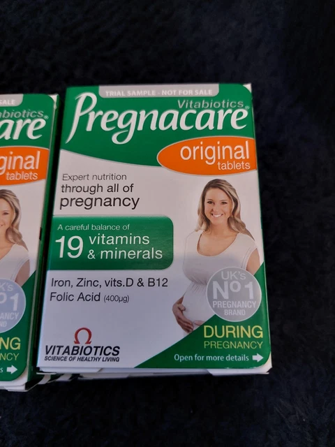 PREGNACARE ORIGINAL TRIAL Packs – Bundle of 6 – New & Sealed £10.80 ...