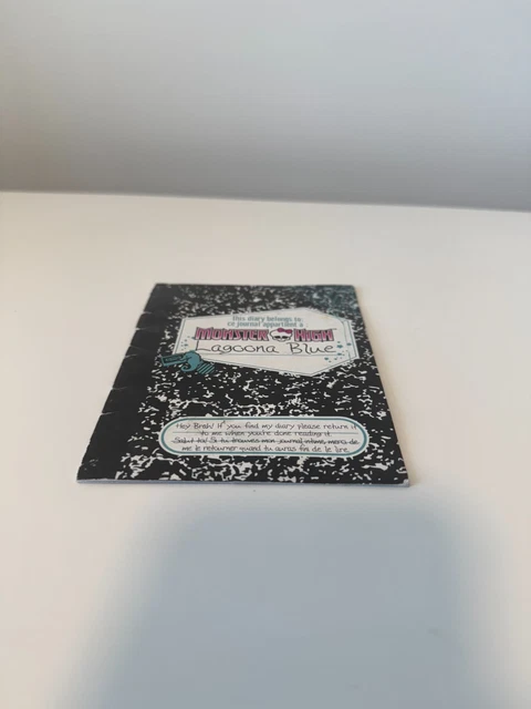 MONSTER HIGH LAGOONA Blue First Wave 1st Signature Diary Journal Book ...