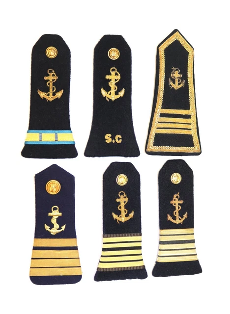 FRANCE , A mixed selection French Navy Officer's Rank Epaulette's ...