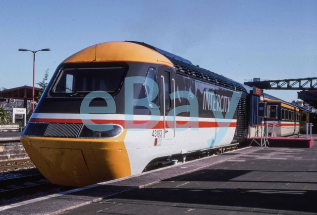 35MM RAILWAY SLIDE Class 43 HST 43193 (naming ceremony) Copyright to ...
