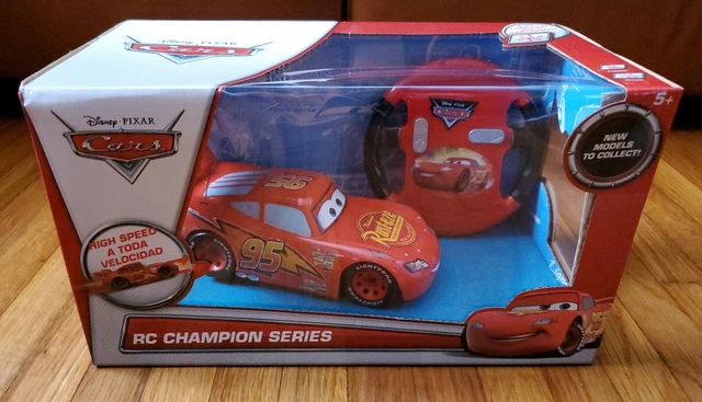 DISNEY PIXAR CARS RC Champion Series McQueen Remote Control Car 49 MHZ ...