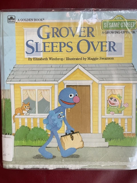 GROVER SLEEPS OVER - Sesame Street A Golden Book Hardback By Elizabeth ...