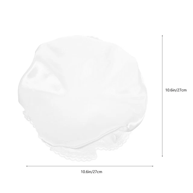 RUFFLE BONNETS FOR Black Women White Maid Cosplay Hat Costume Accessory ...