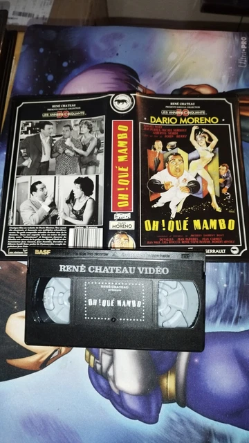 VHS OH QUE mambo Rene Chateau K7 video cassette Moreno Jean Poiret Serrault EUR 20,00 - PicClick FR