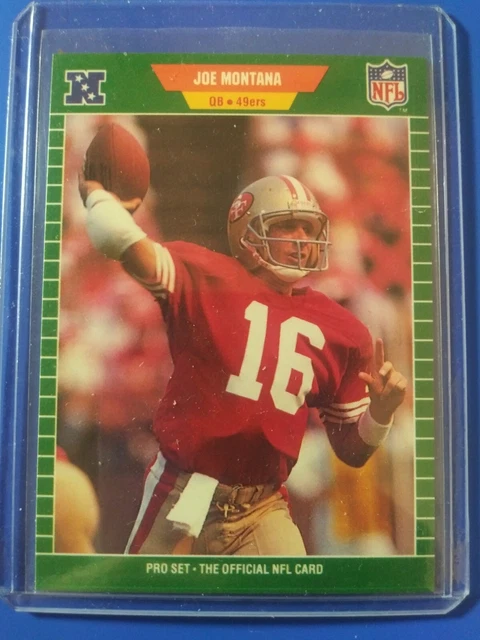 1989 NFL PRO Set Joe Montana Card #381 San Francisco 49ers HOF NFL EUR ...