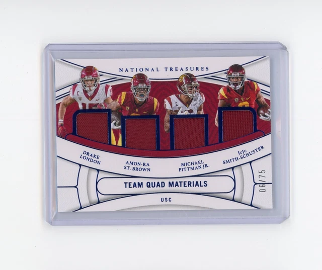 2022 NATIONAL TREASURES Quad Materials USC Londres/St. Marron/Pittman ...
