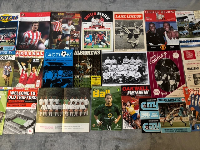 LARGE BUNDLE OF programmes, Lge & Cup + Extra Item Lot B 30 £6.51 ...