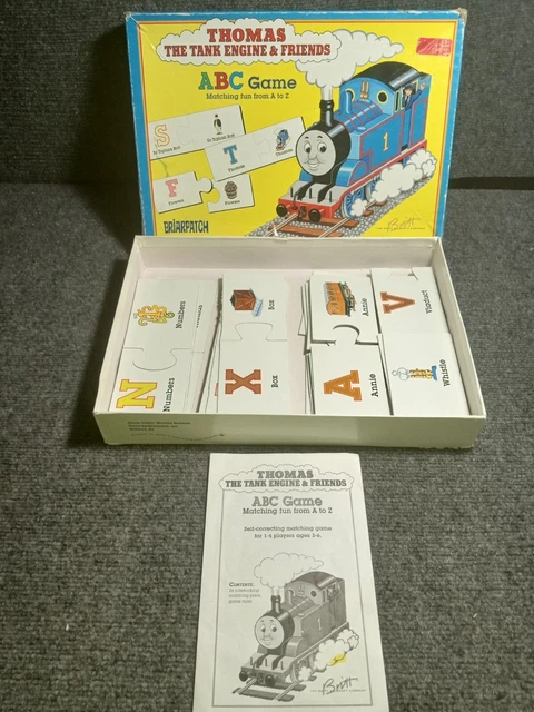 THOMAS THE TANK Engine & Friends ABC Matching Game A To Z Briarpatch ...