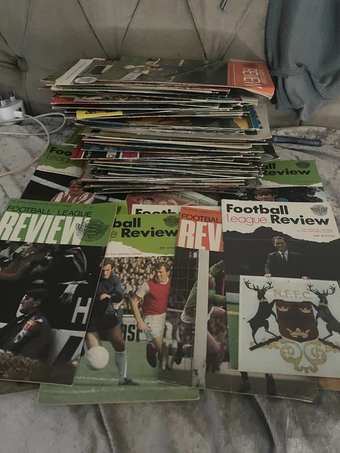 FOOTBALL PROGRAMME VINTAGE Collection (Sale) £55.00 - PicClick UK