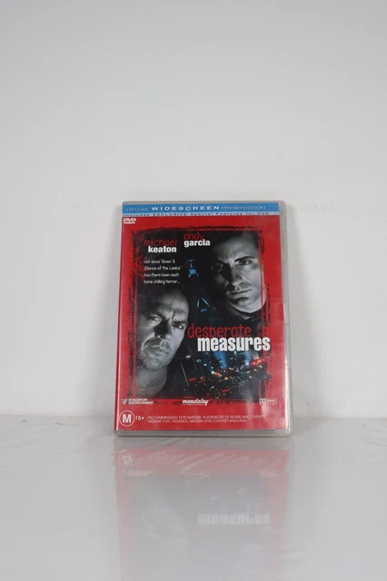 DESPERATE MEASURES DVD Region 4 Andy Garcia Michael Keaton Brian Cox $8 ...