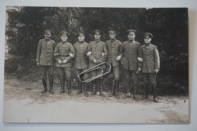 D#926 FOTO-AK: OFFIZIERE wohl Infanterie-Regiment Nr. 2 Orden EK1 m ...