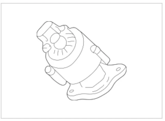 GENUINE GM EXHAUST Gas Recirculation (EGR) Valve Kit with Gasket ...