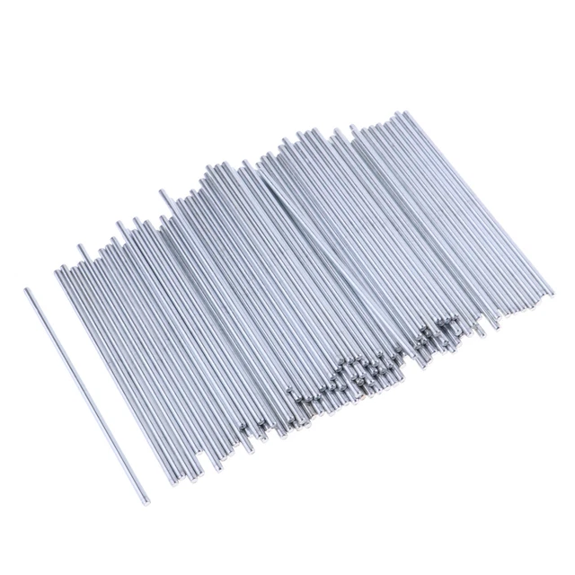 100 PCS 100MM x 3mm Stainless Steel Round Rod Bar Shaft Axle for RC Car ...