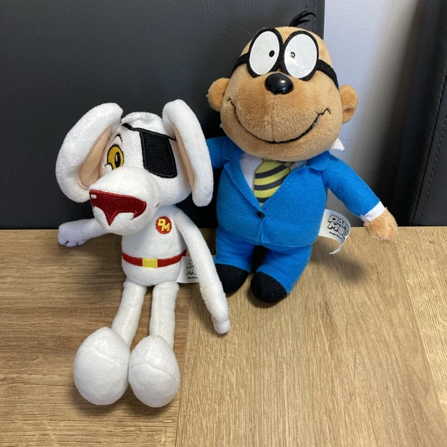 PENFOLD AND DANGER Mouse Plush Soft Toy bundle Fremantle Media 7" and 9 ...