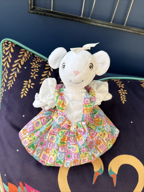 ANGELINA BALLERINA WHITE mouse soft toy plushie teddy plush toy hit ...
