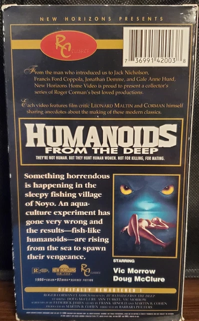 (80S CULT HORROR) Humanoids From The Deep (Roger Corman Classics VHS Re ...