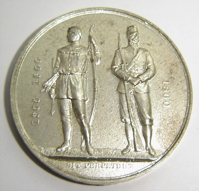 VINTAGE 1948 NRA National Rifle Association Cadets Silver Medal £24.99 ...