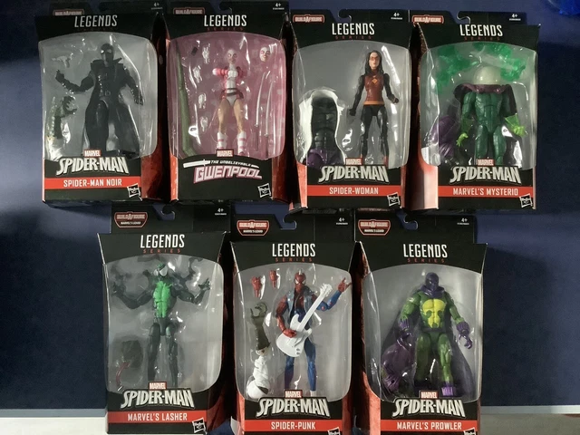 MARVEL LEGENDS SPIDER Man Lizard BAF Complete Set/wave £142.85 ...
