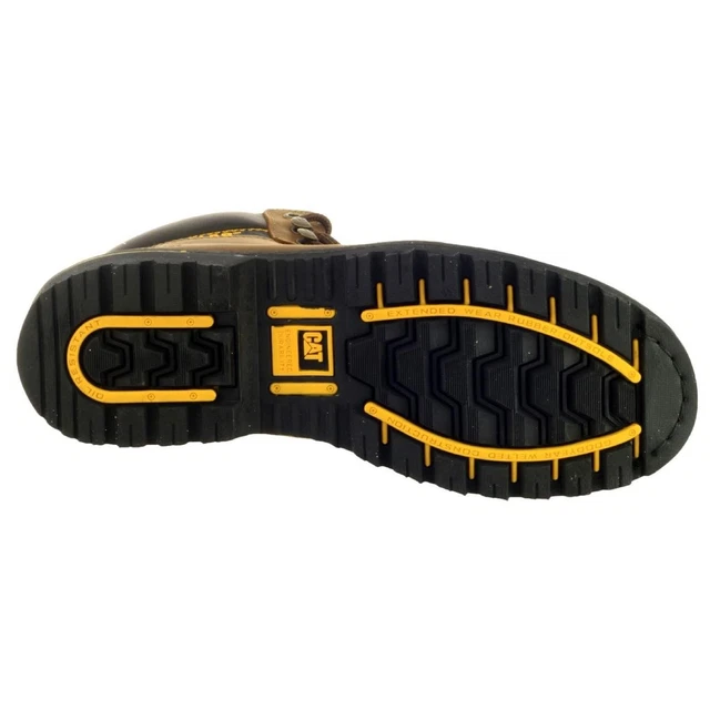 CATERPILLAR HOLTON SAFETY Boot Brown Steel Toe £116.68 - PicClick UK