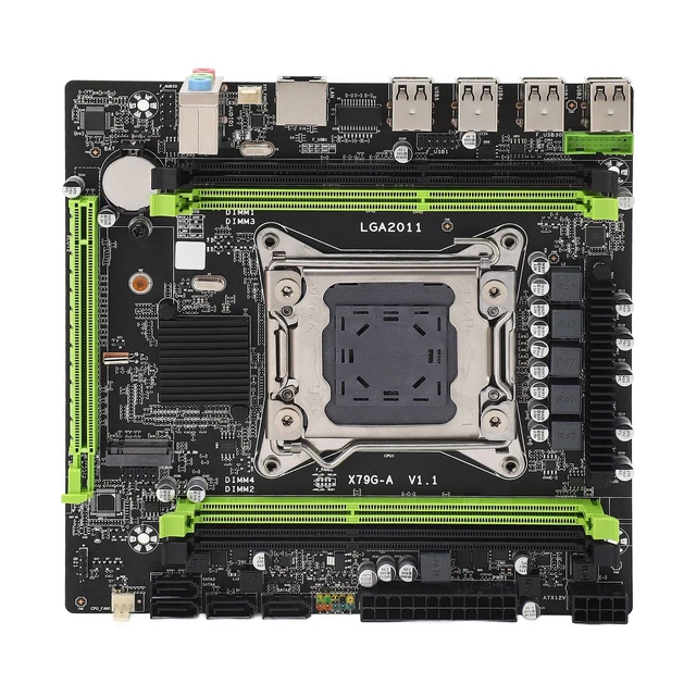 MAINBOARD WITH NVME M.2 Support Pcie 16X Dual Channel 4 Ddr3 Ecc Ram ...