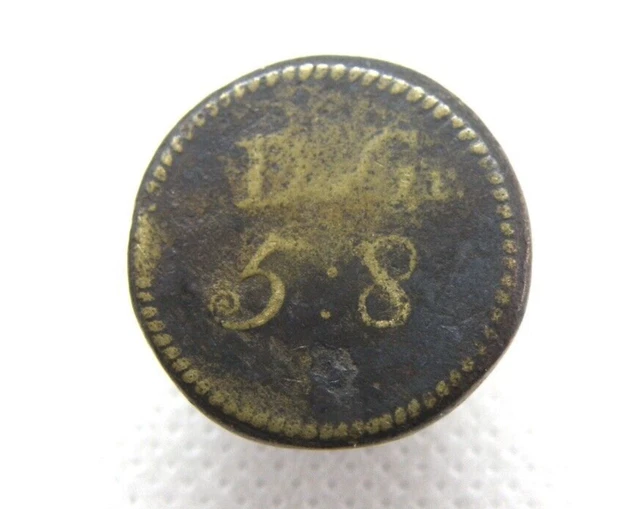 COIN WEIGHT FOR BRITISH GOLD GUINEA COINS - KING GEORGE III MONOGRAM ...