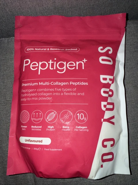 SO BODY CO Peptigen+ Premium Multi Collagen Supplement 300g ...