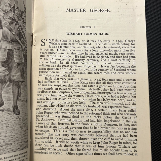 VINTAGE BOOKLET, MASTER George, Story Of George Wishart, David ...