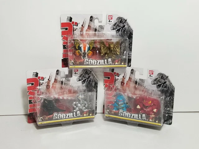 NIP GODZILLA CHIBI Gigan Destroyah Mothra King Ghidorha Mechagodzilla ...