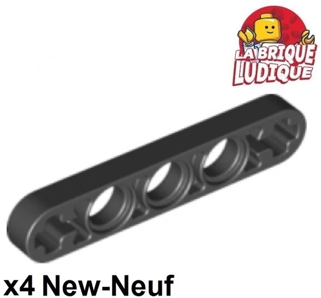 LEGO TECHNIC 4X Lift Arm 1x5 Axle Holes Thin Slim Black/Black 11478 New ...