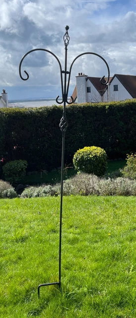 DECORATIVE GARDEN SHEPHERDS Crook/Hook for Lantern/Bird Feeder Heavy ...