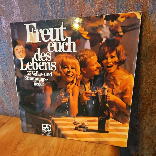 FREUT EUCH DES Lebens - 55 Volks- und Stimmungslieder - 2-LPs | Vinyl EUR 6,59 - PicClick DE