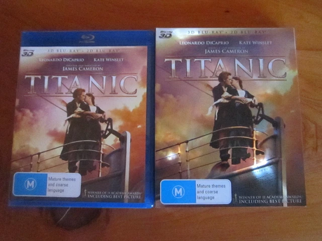 DVD BLU-RAY 3D Titanic Cardboard Sleeve 4 Disc Set Great ***** Must See ...