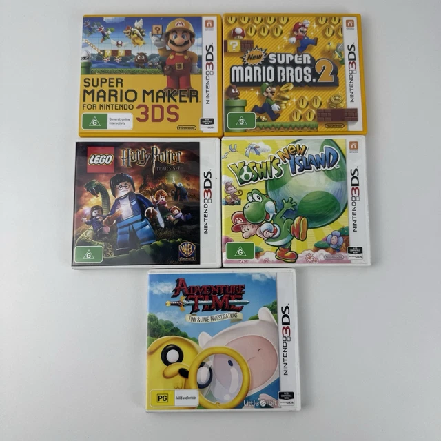 NINTENDO 3DS GAME Bundle Mario Yoshi Harry Potter Lego Adventure Time ...