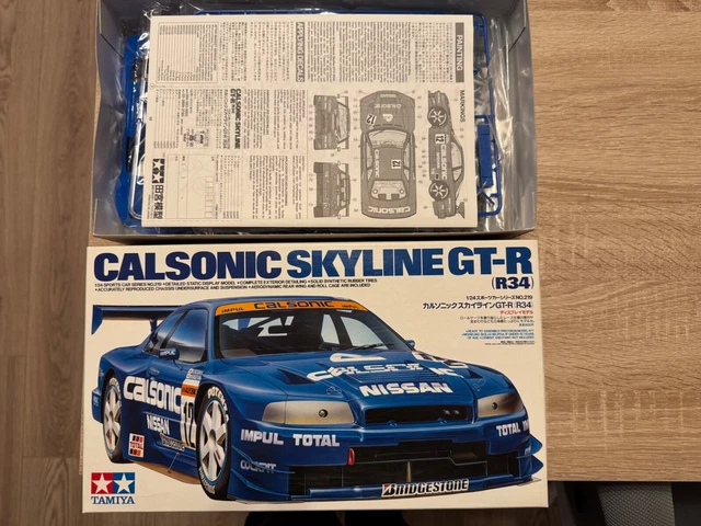 TAMIYA 24219 CALSONIC Skyline GT-R (R34) - 1:24 EUR 40,00 - PicClick DE