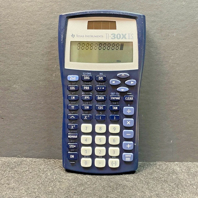 TEXAS INSTRUMENTS TI-30XIIS Scientific Calculator / No keypad cover. $1 ...